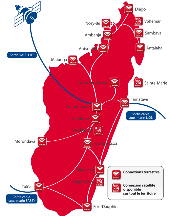 Blueline, fournisseur d'accès internet, télévision et mobile de Madagascar